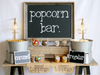Rustic Popcorn Bar — Mint Events
