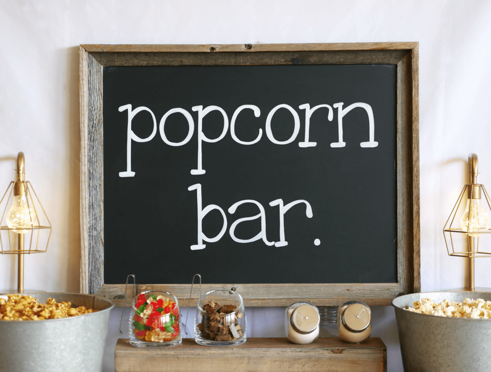 Rustic Popcorn Bar — Mint Events