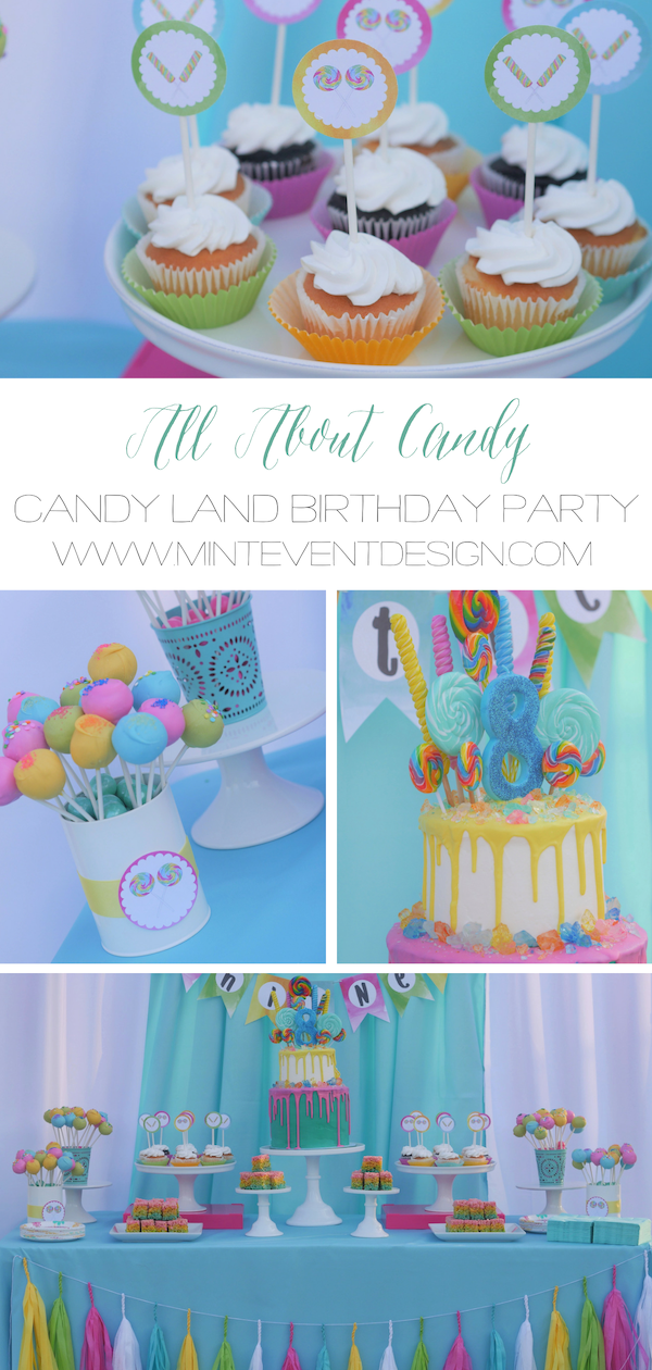 Candyland Themed Cake Pops