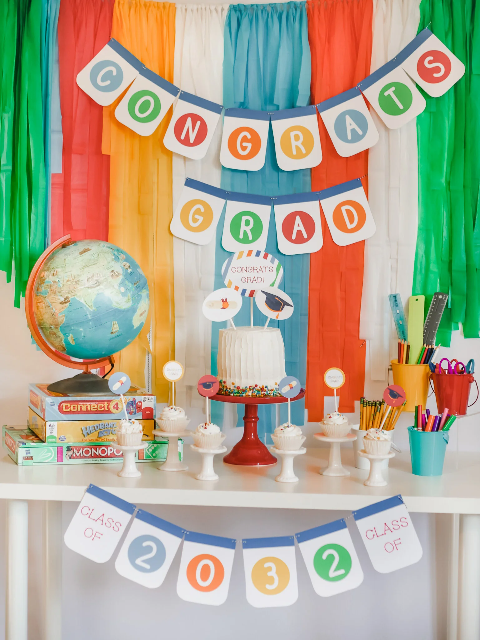 Customizable Kindergarten Graduation Party Kits Mint Event Design customizable-kindergarten-graduation-party-kits-mint-event-design