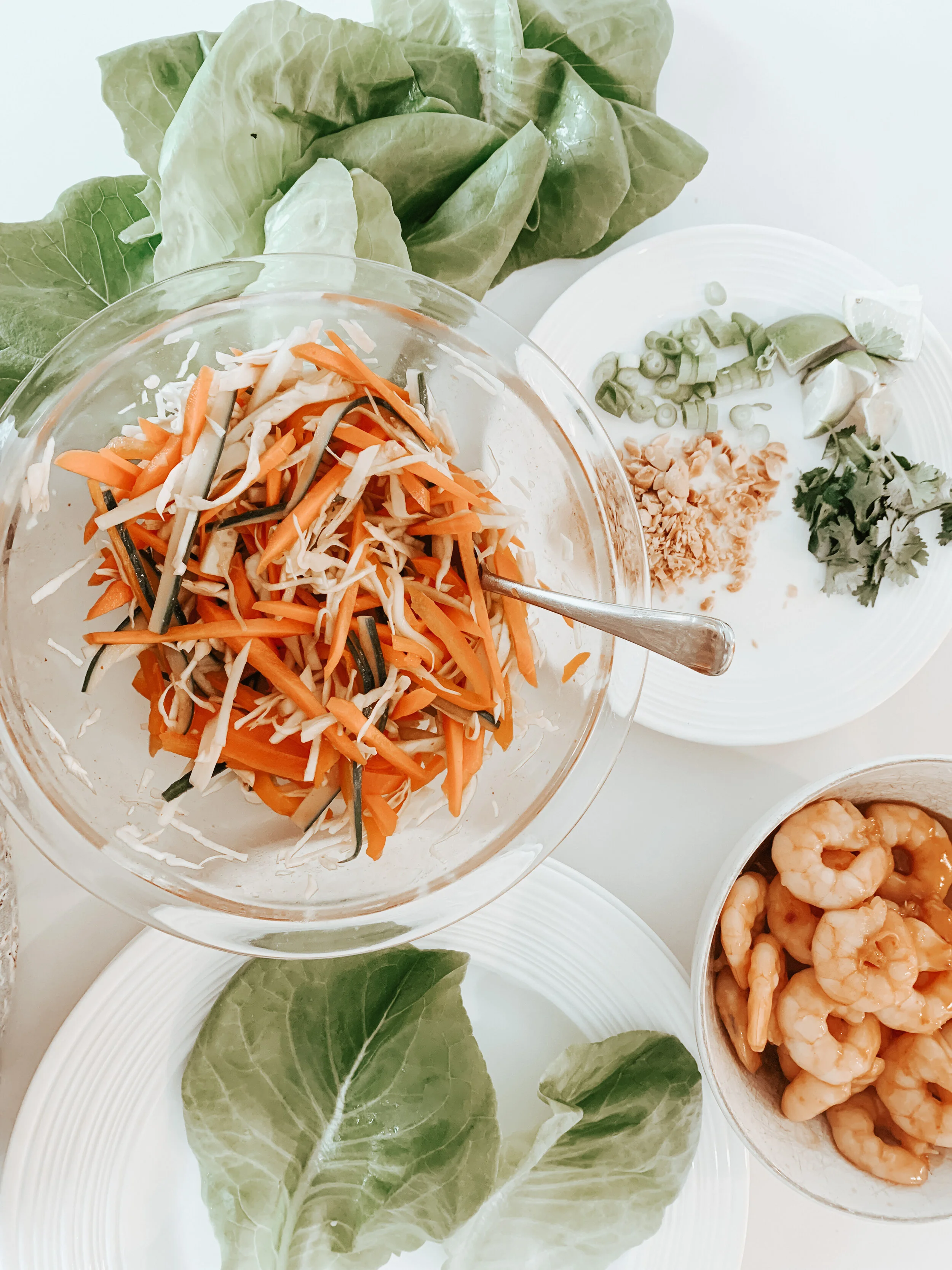 Sesame Ginger Prawn Lettuce Wraps — Simply Christy Lynn