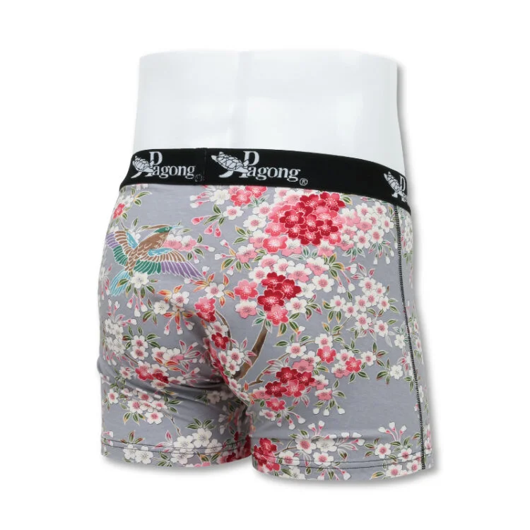 HOKUSAI GREAT WAVE | Boxer Shorts - Japanese Kimono Aloha Shirts Pagong ...