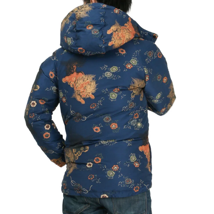 MADE IN JAPAN DOWN JACKET - Japanese Kimono Aloha Shirts Pagong Kyoto Japan