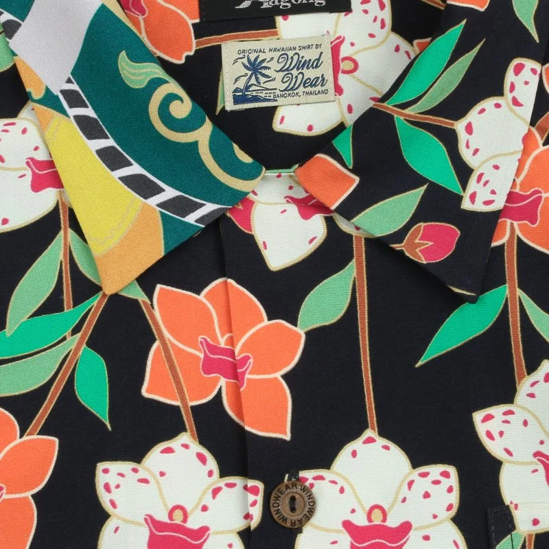 SUIRYU "Water Dragon" Rayon Aloha Shirt - Japanese Kimono Aloha Shirts ...