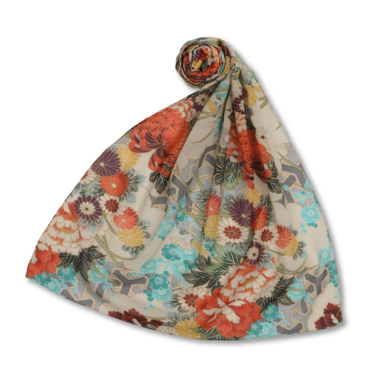 SCARVES & WRAPS - Kimono Aloha shirts in Kyoto Japan