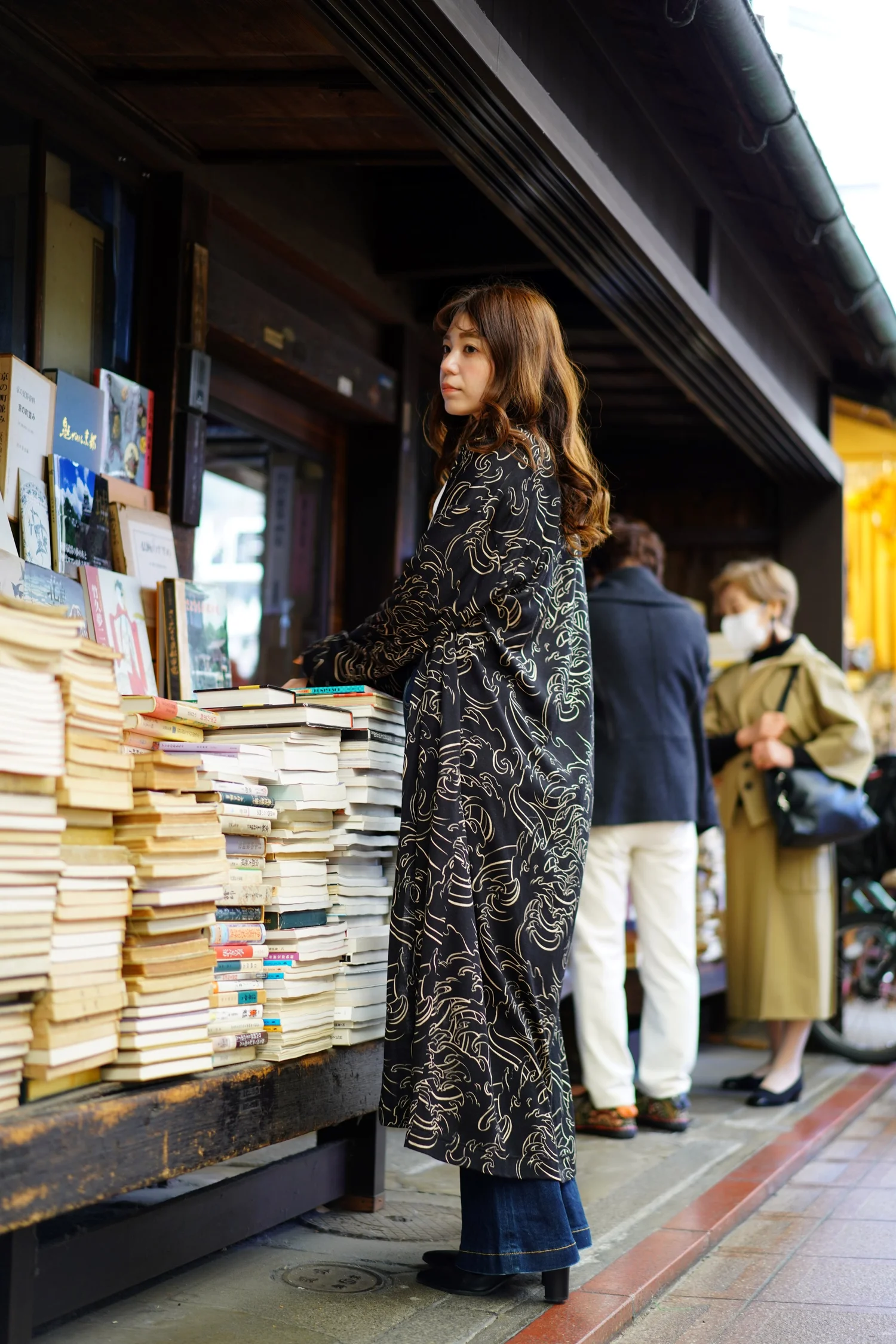 MAJESTIC CARP SEMI-LONG CARDIGAN - Japanese Kimono Aloha Shirts Pagong ...