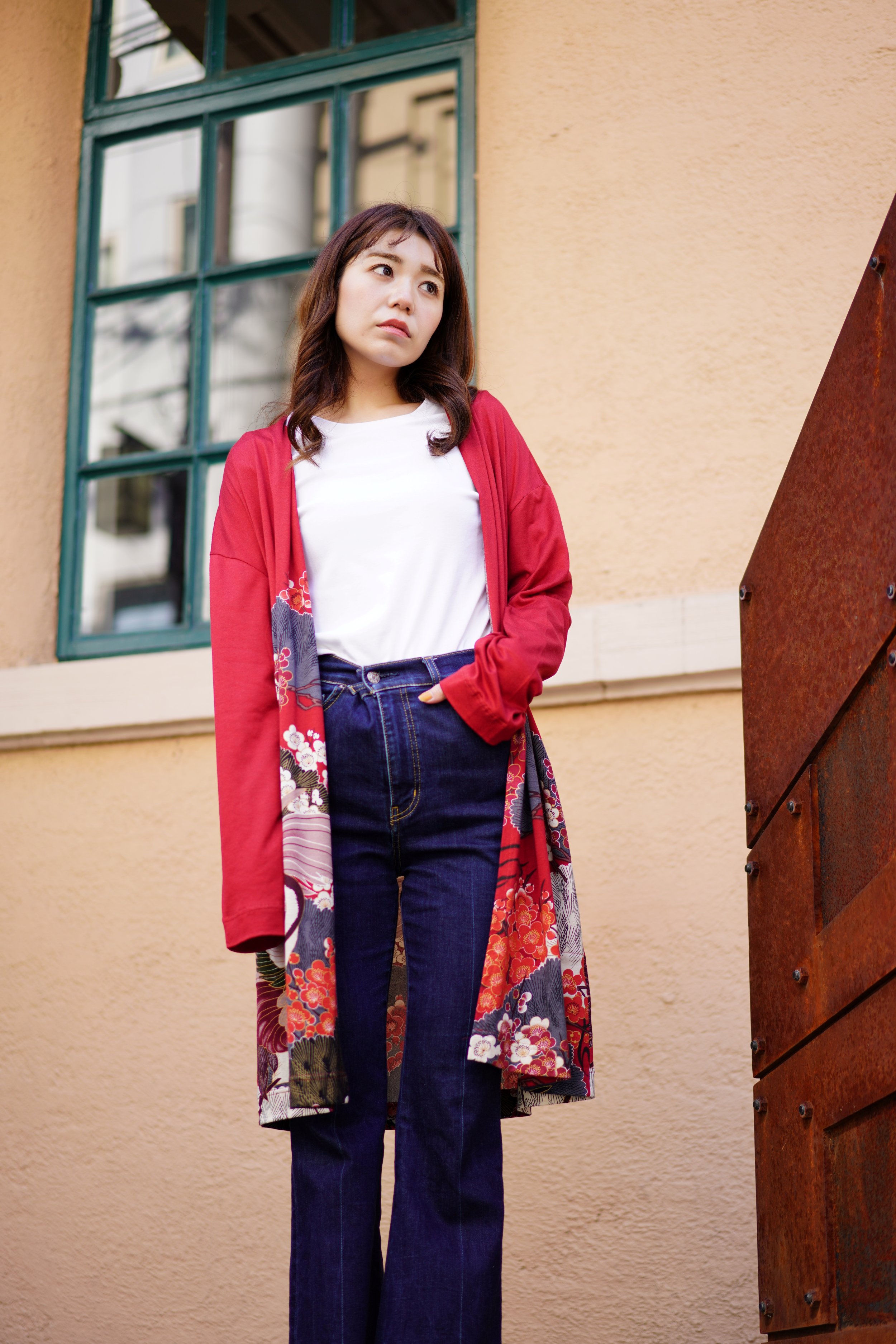 Japanese Style Cardigan - Kimono Aloha shirts in Kyoto Japan