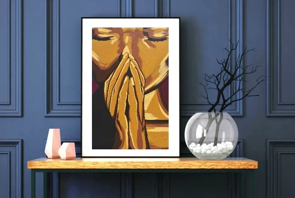 Black Prayer Art