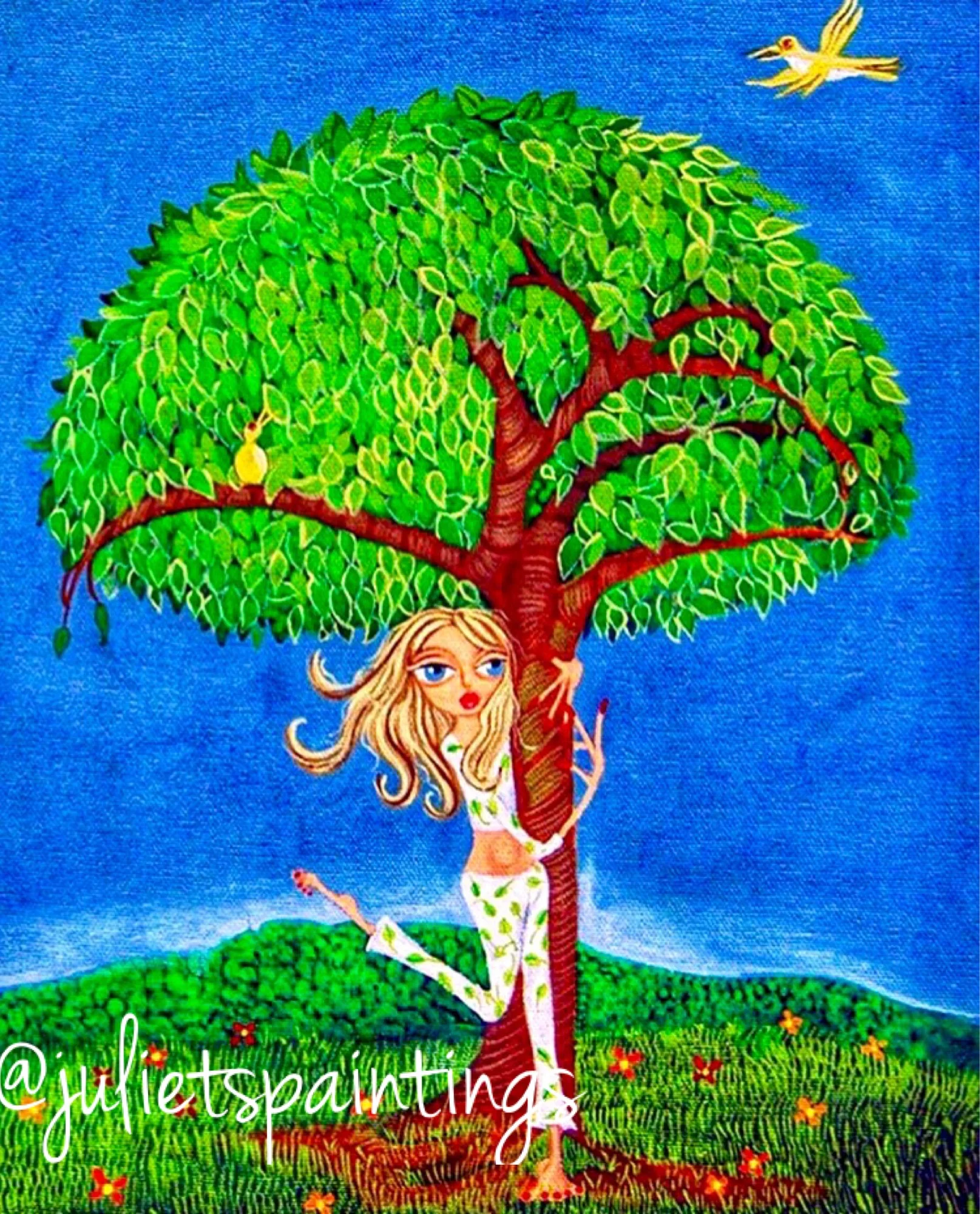 Girl Power Original Art — Juliet's Paintings