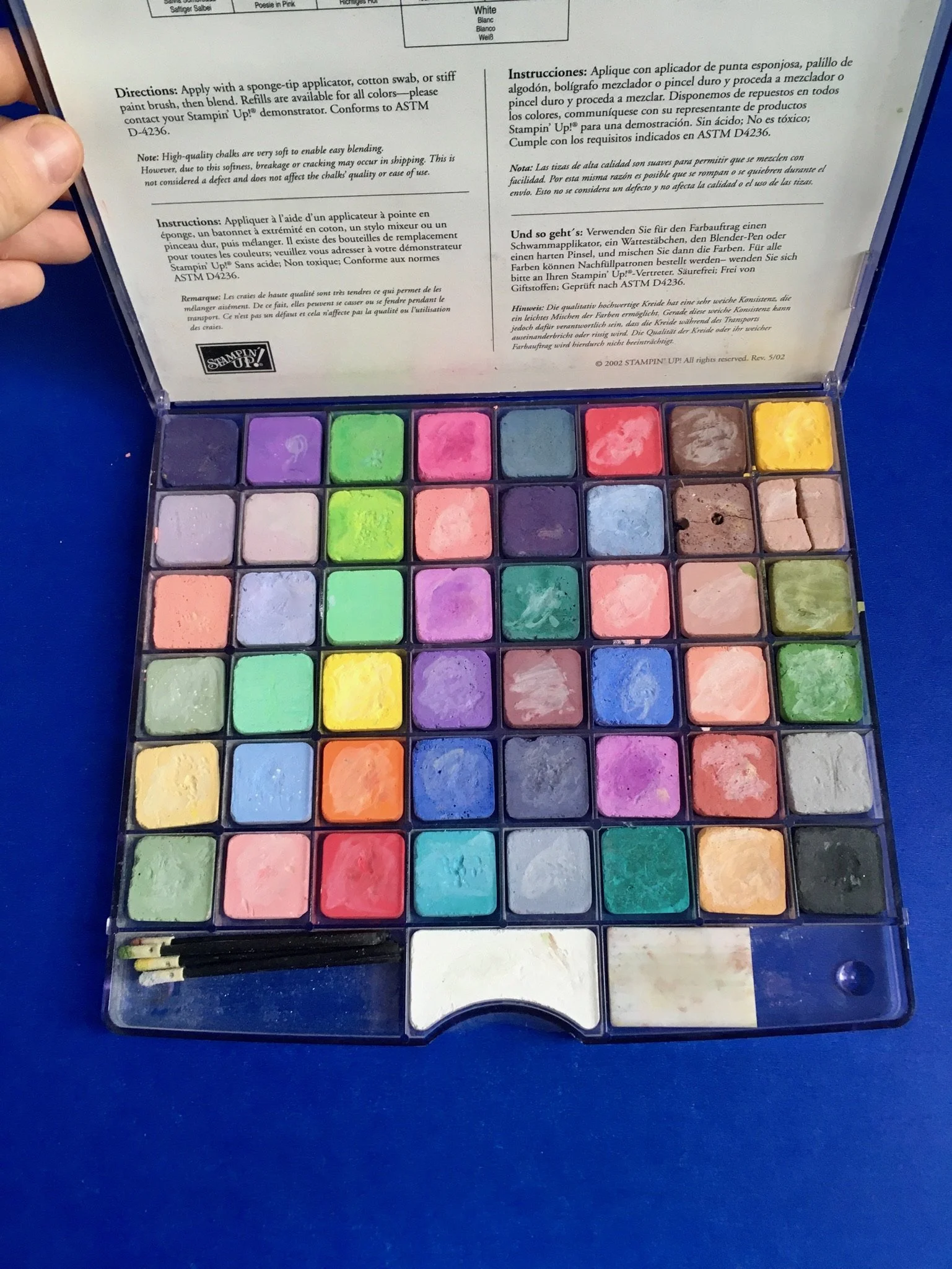 Stampin' Up Pastels — INDIGO HIPPO