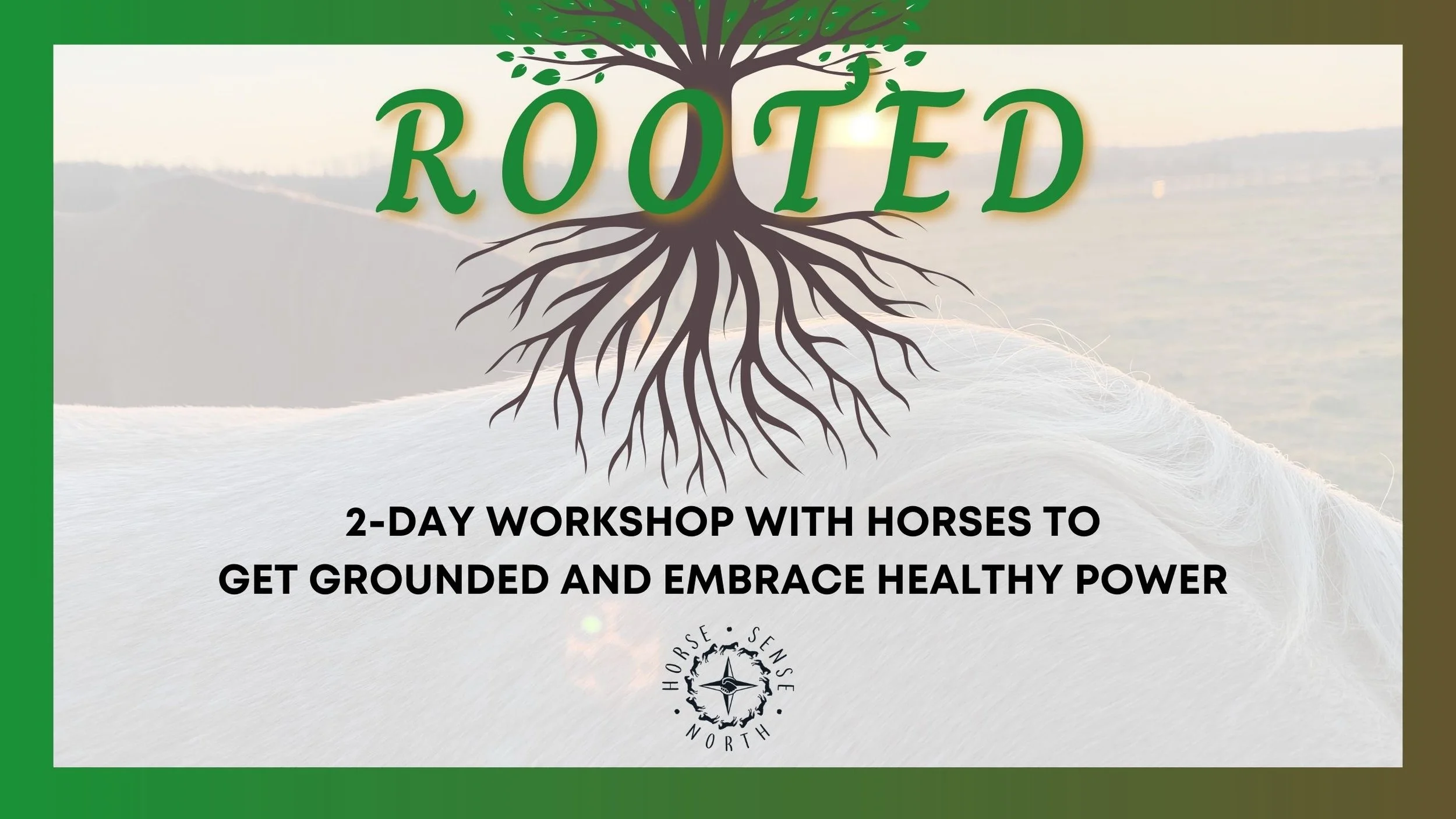 ROOTED - 2-Day Workshop to Root Yourself in Healthy Empowerment — Horse ...