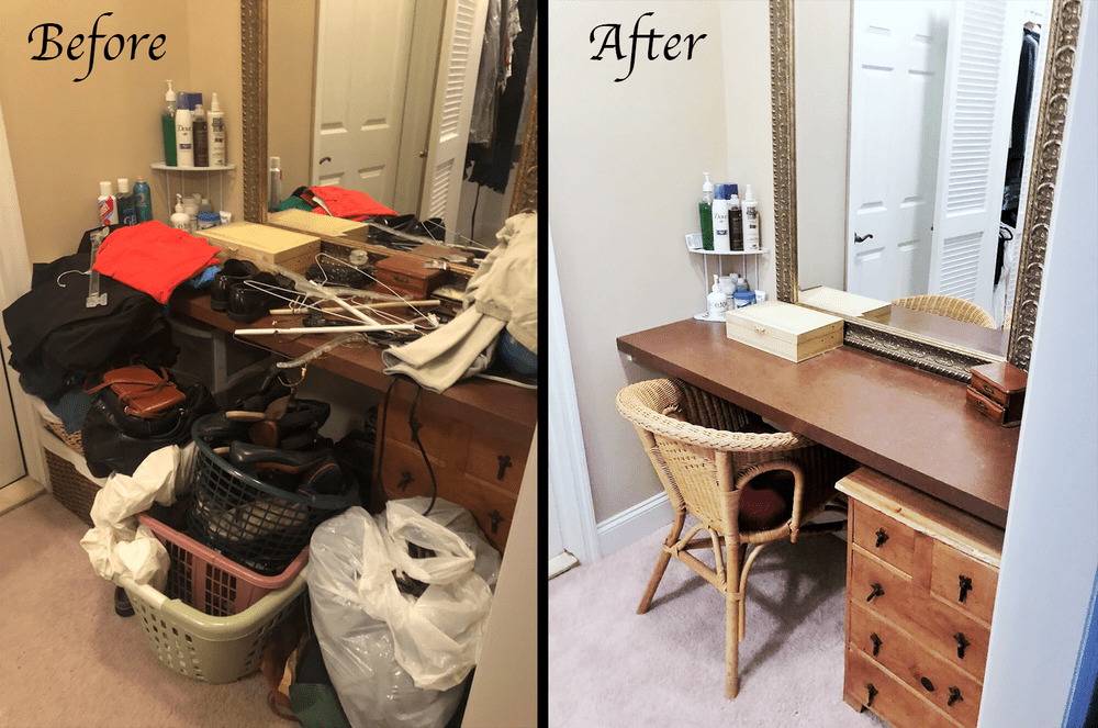 Organized Bedroom Before And After