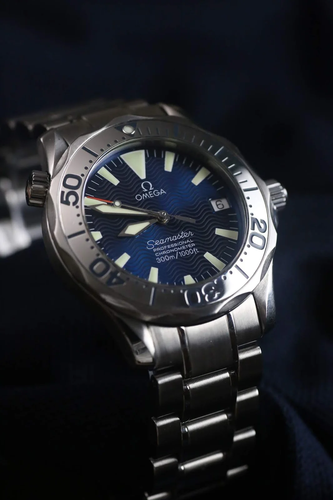A Week On The Wrist - Omega Seamaster Electric Blue 2253.80 — WATCH VAULT