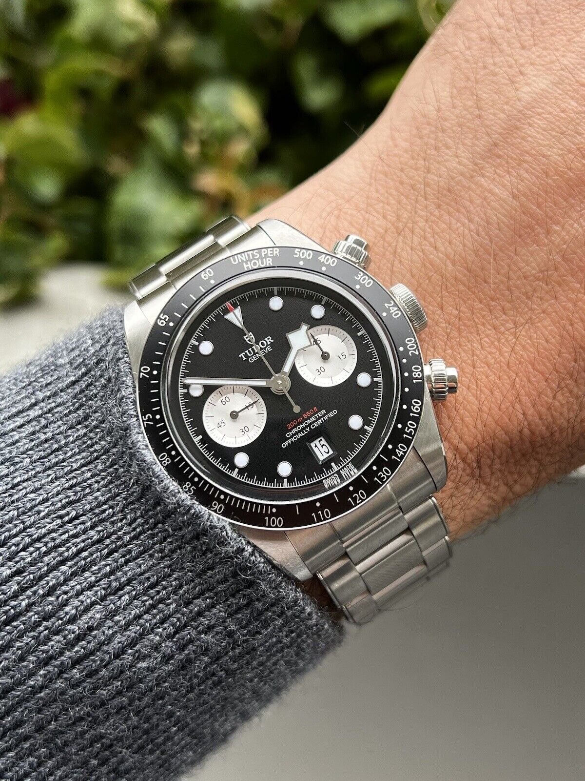 Tudor Black Bay Chrono 79360N Reverse Panda - 2021 — WATCH VAULT Tudor Black Bay Chrono 79360N Reverse Panda - 2021 — WATCH VAULT