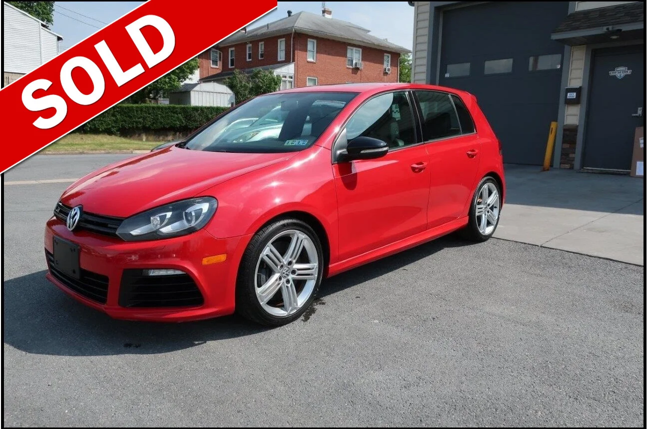 2012 VW Golf R 4dr - Tornado Red — BN Imports