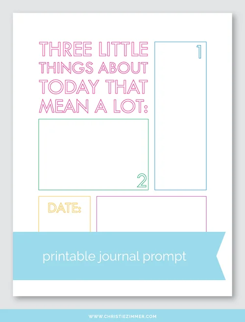 Printable Guided Journal Prompts — Christie Zimmer