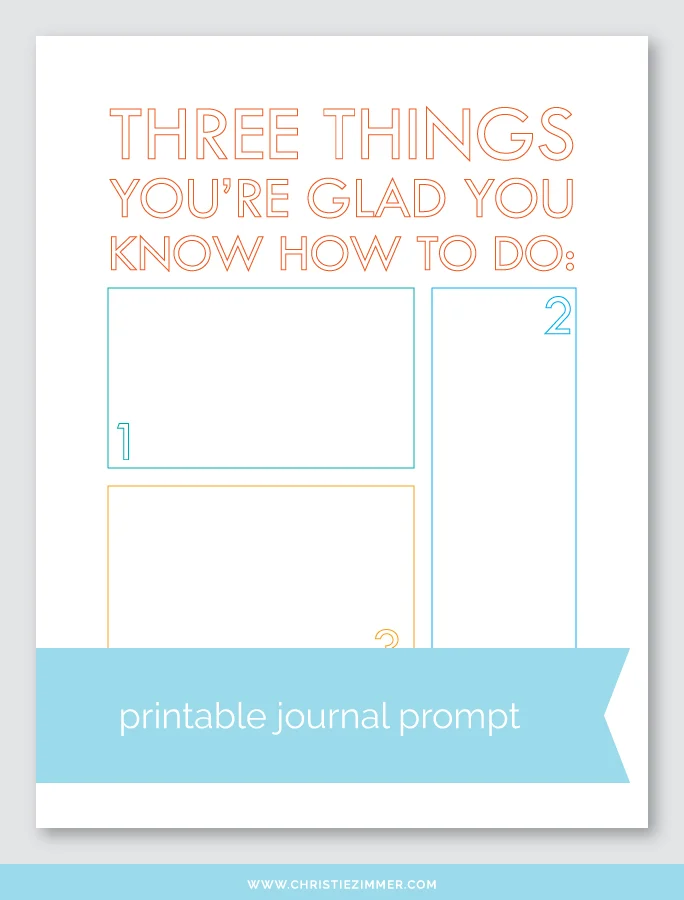 Printable Guided Journal Prompts — Christie Zimmer