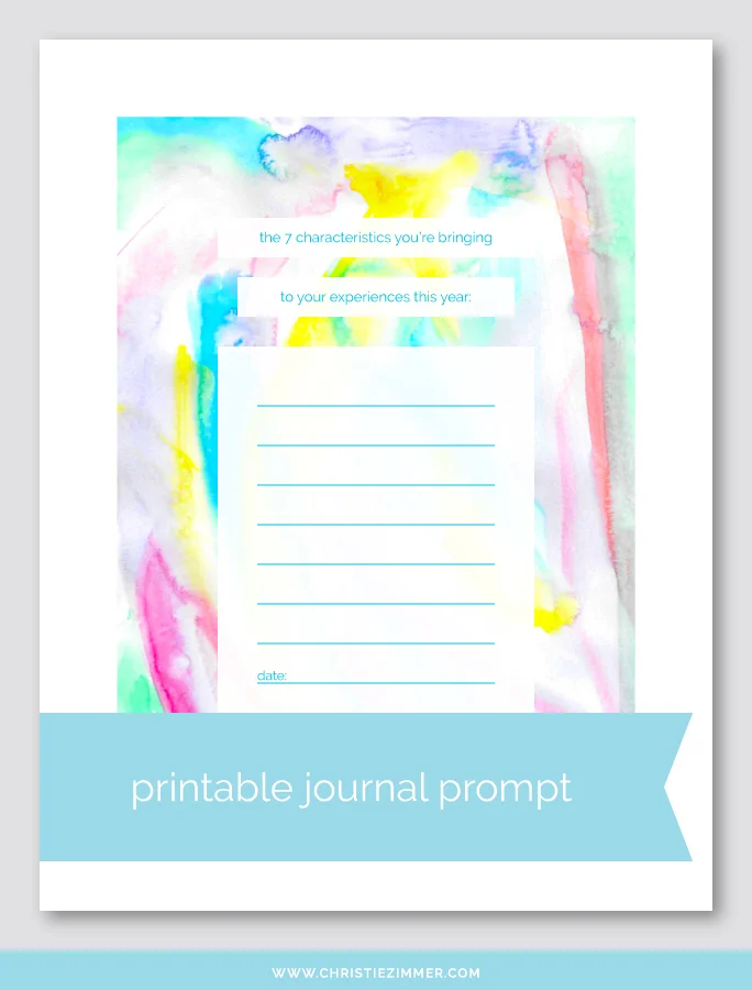 Printable Guided Journal Prompts — Christie Zimmer