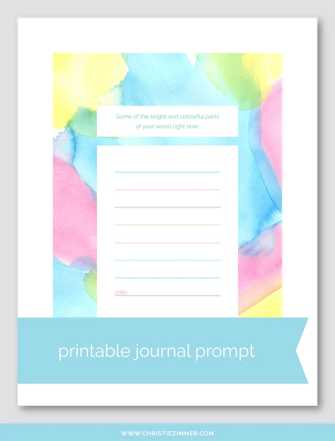 Printable Prompts Shop — Christie Zimmer