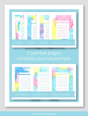 Journal Page Bundles - Printable Guided Journal Pages — Christie Zimmer