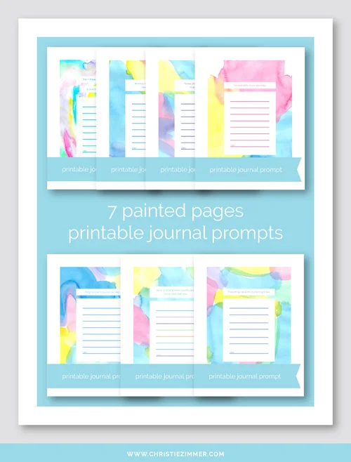 Journal Page Bundles - Printable Guided Journal Pages — Christie Zimmer