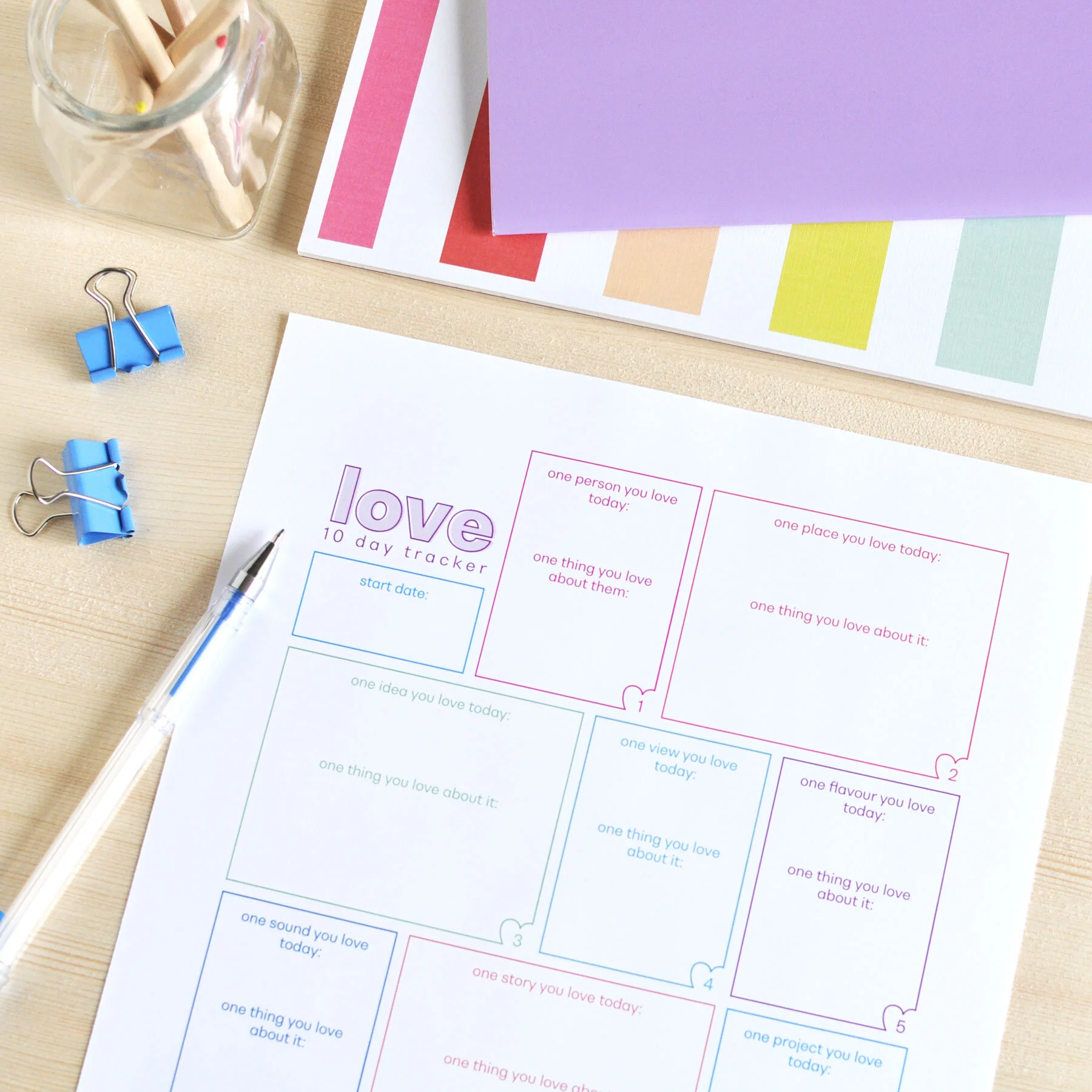 Love Tracker Journal Page — Christie Zimmer