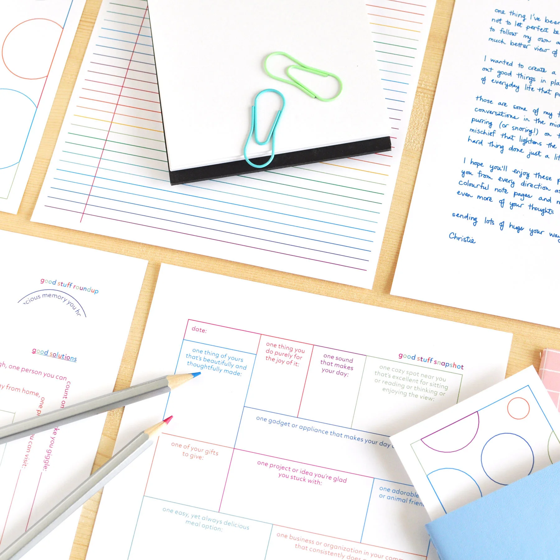 Printable Guided Journal Pages — Christie Zimmer