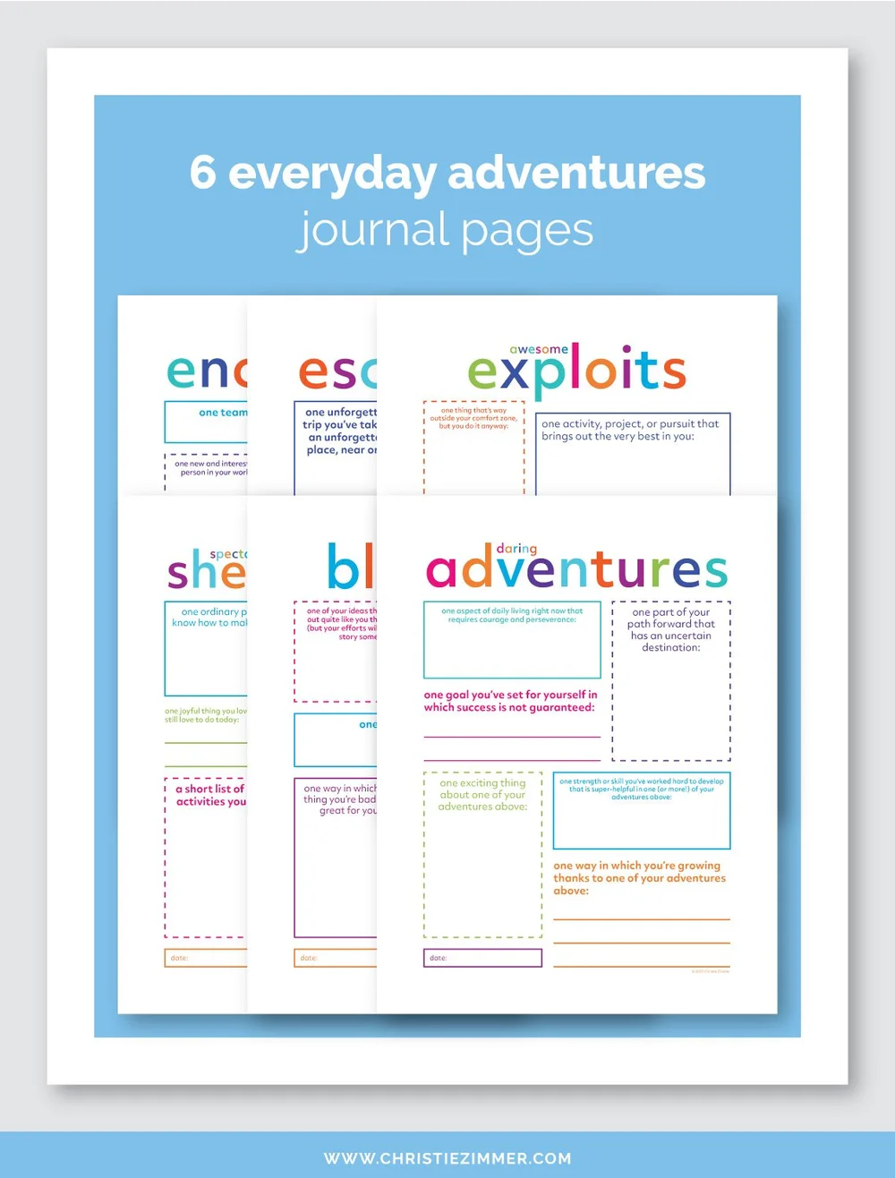 Everyday Journaling — Christie Zimmer
