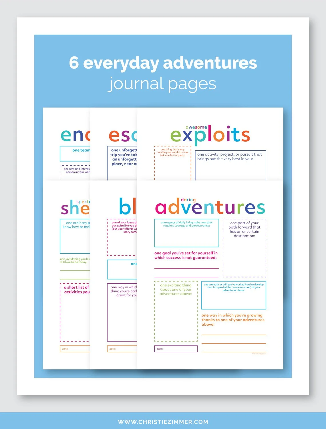 Everyday Journaling — Christie Zimmer