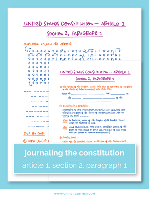 Constitution — Christie Zimmer