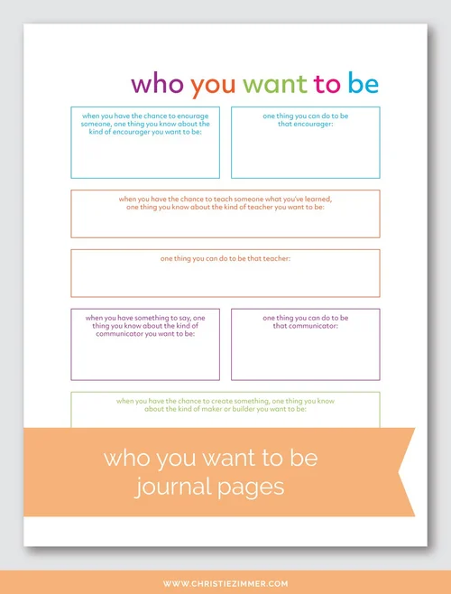 From My Journal to Yours — Christie Zimmer