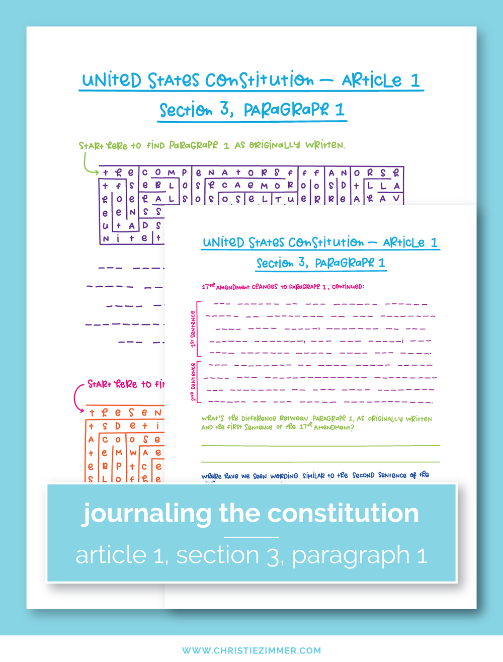 Constitution — Christie Zimmer