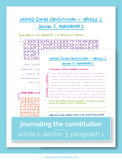 Constitution — Christie Zimmer