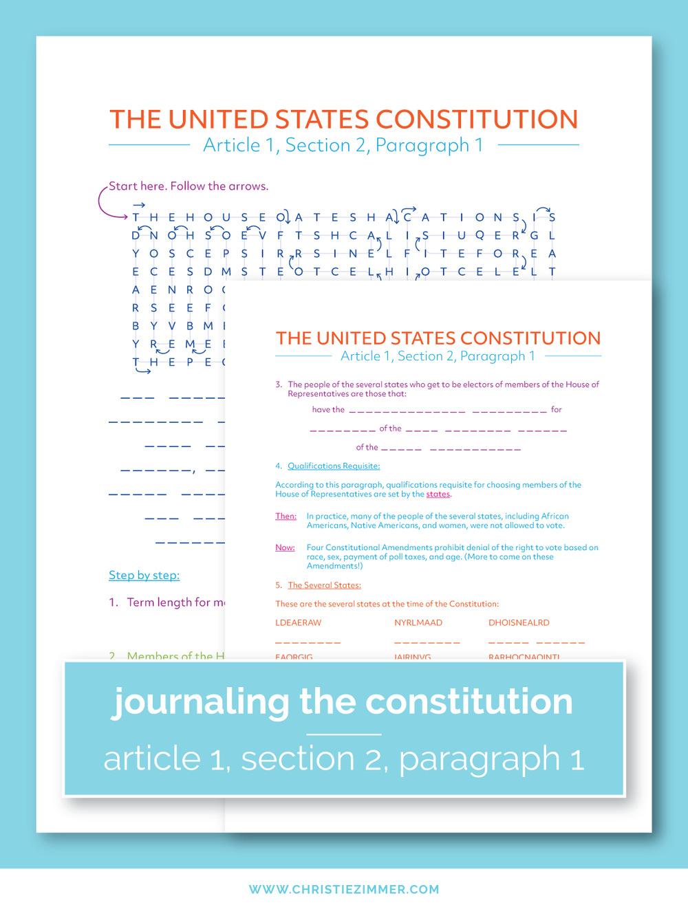 Constitution — Christie Zimmer