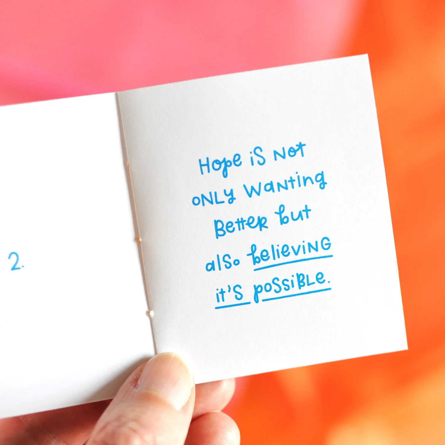 5 Quick Things About Hope - Mini Journal — Christie Zimmer