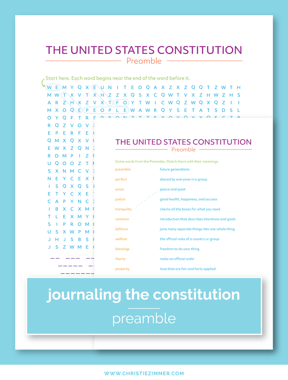 Constitution — Christie Zimmer