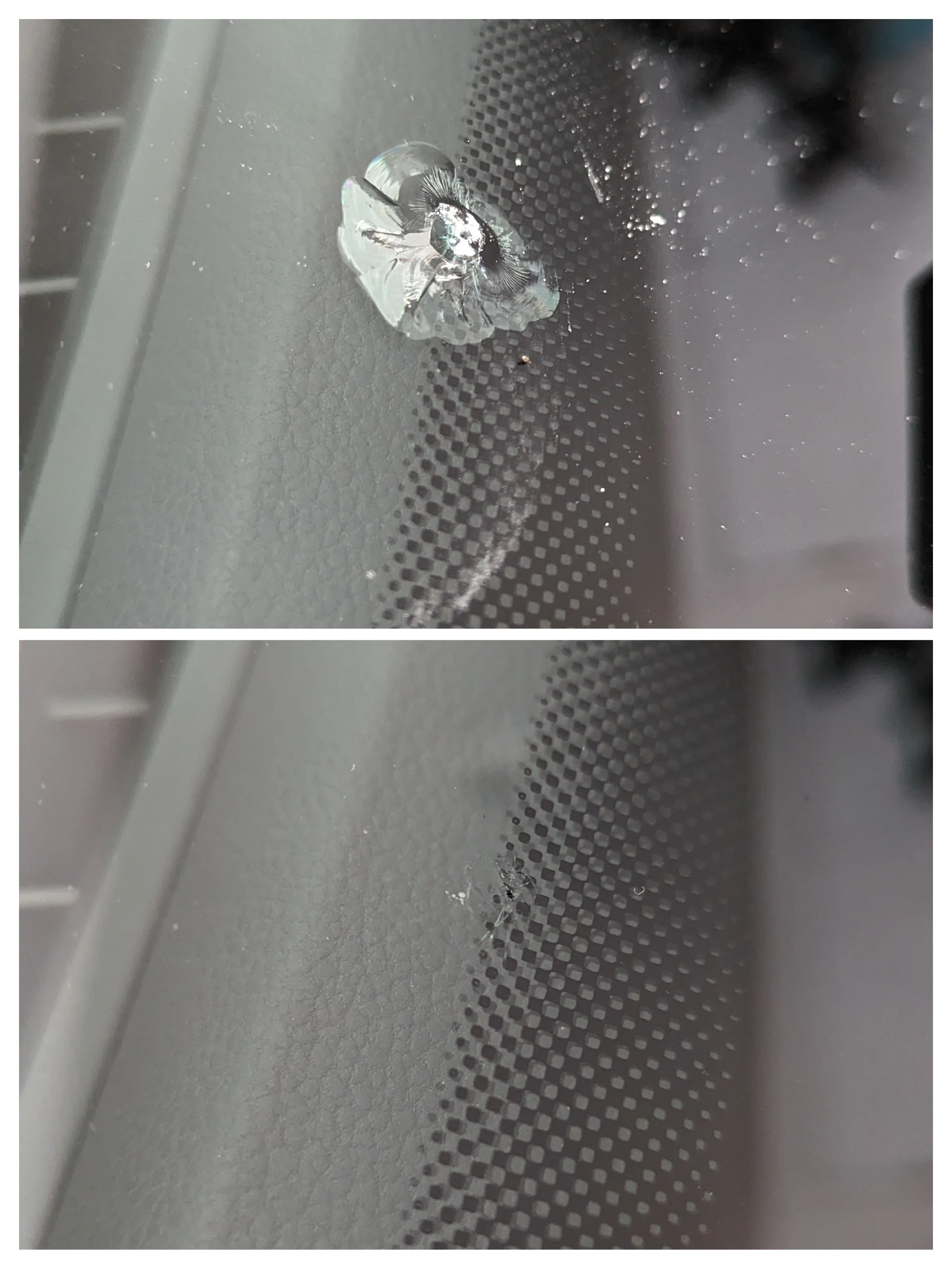 Cracks N Chips windshield repair Rock chip repair - cracked windshield ...