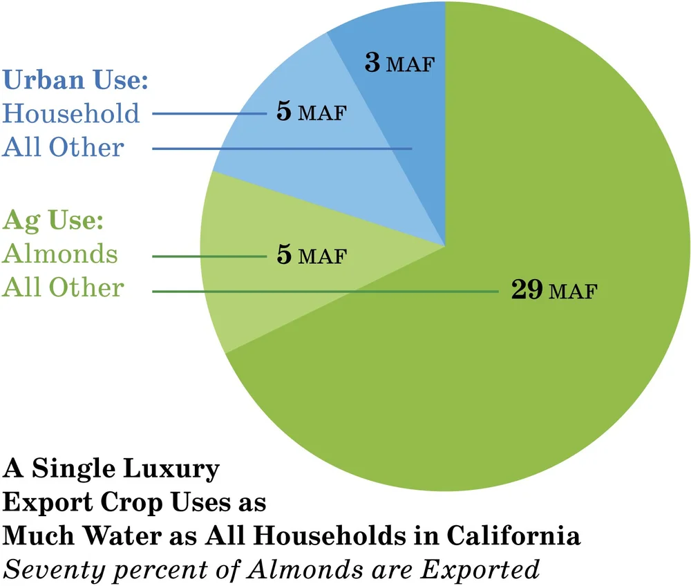 California Almond Water Usage: Updated — California Water Impact Network