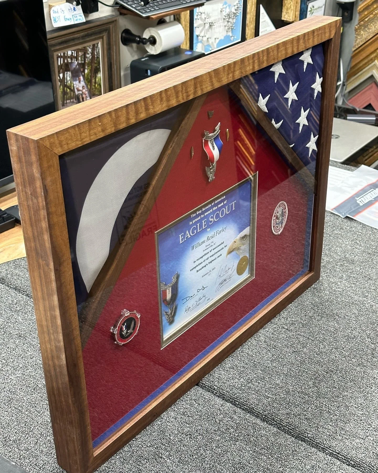 Displaying accomplishments — charlestonframes