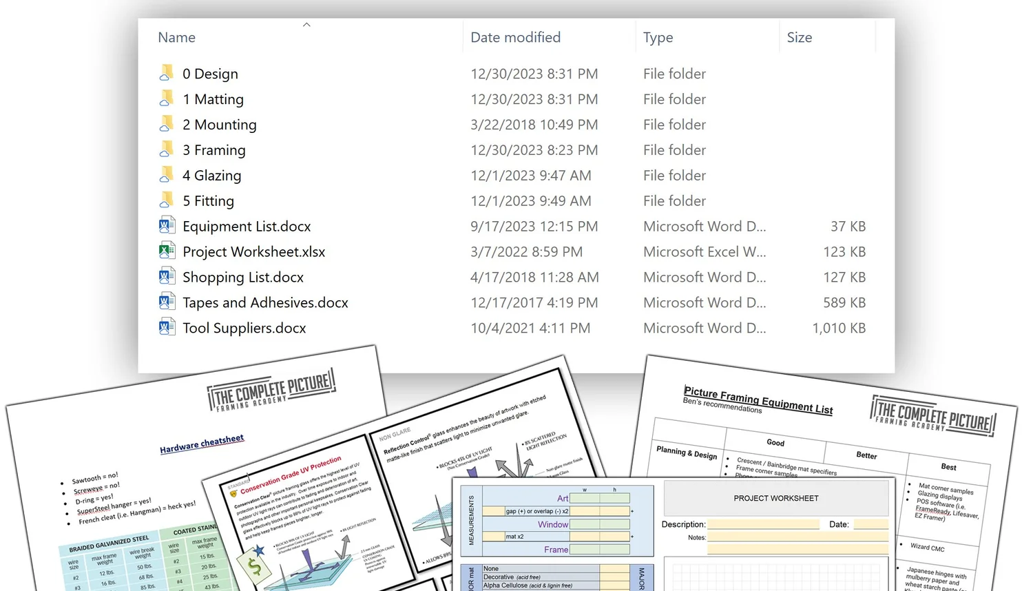 Learn how to frame — charlestonframes