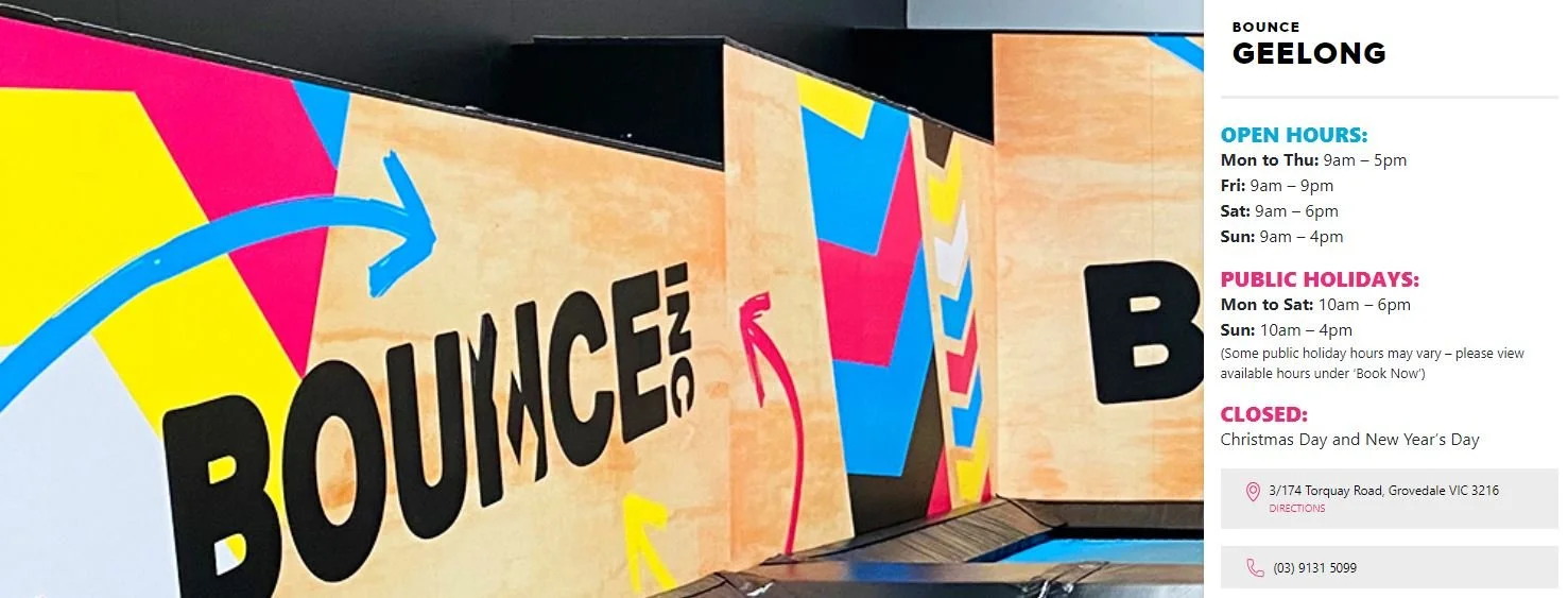 Suns Bounce at Bounce INC. Geelong — SURF COAST SUNS