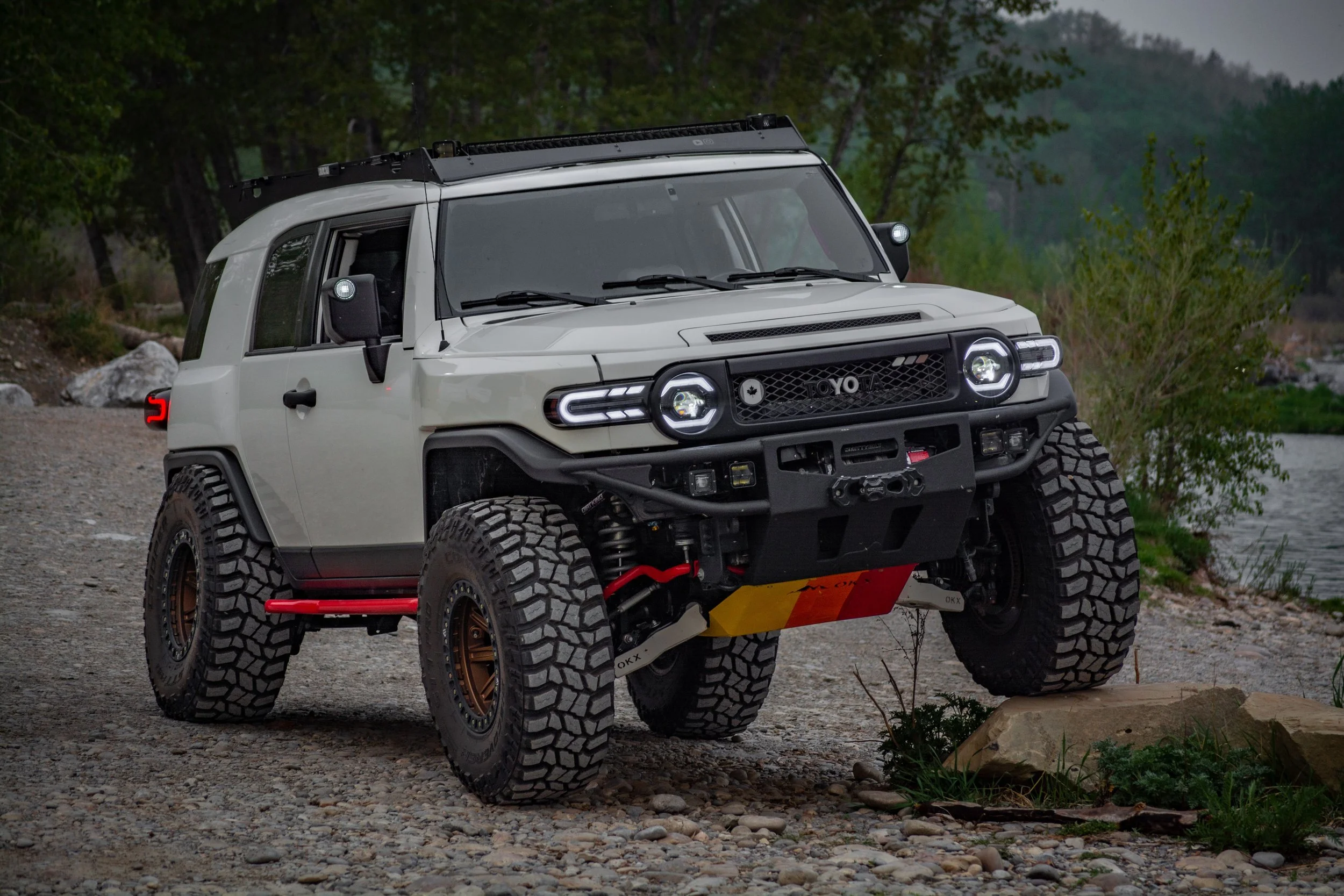 2010-2014 TOYOTA FJ CRUISER Aluminum Skid Plate Kits and Accessories ...