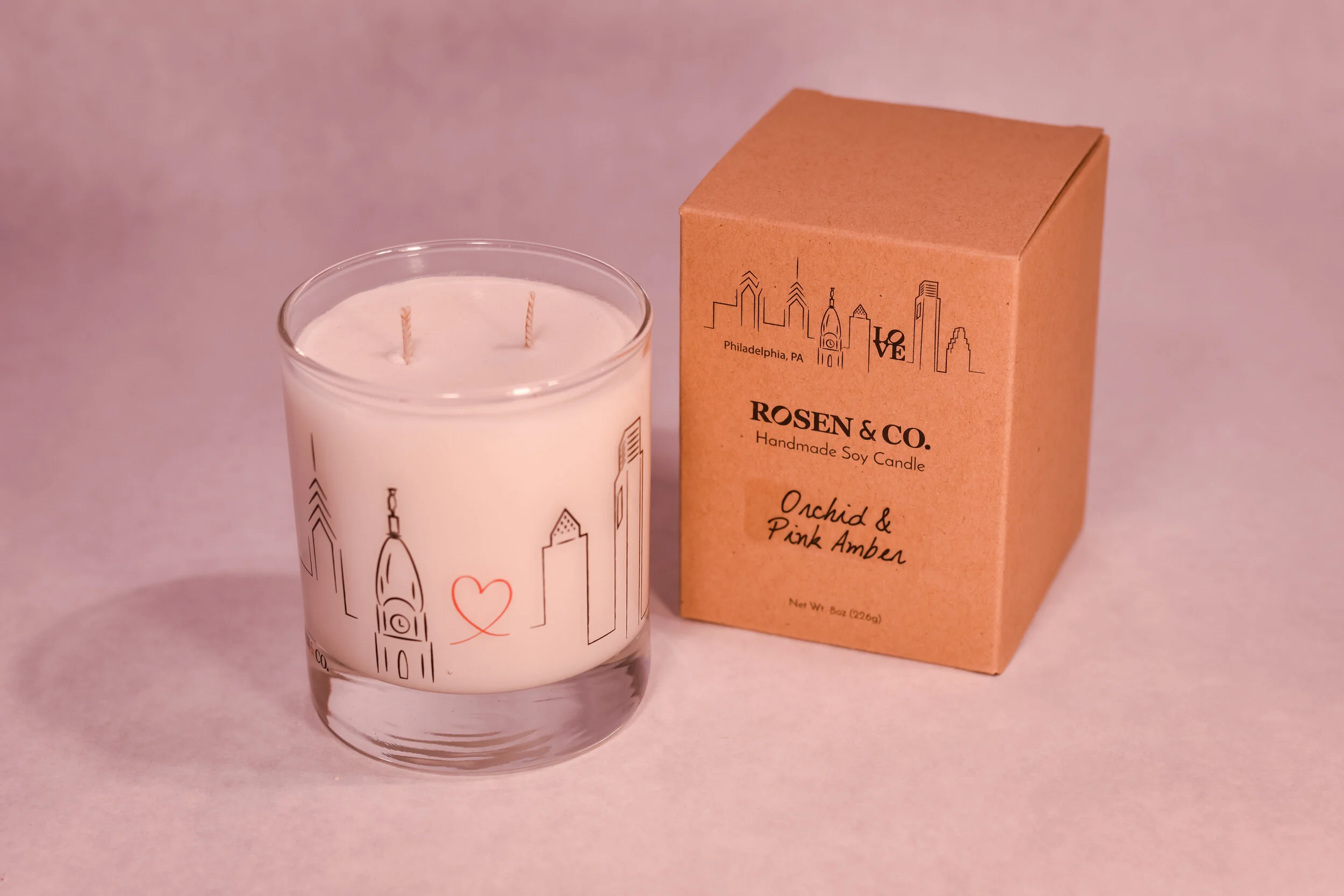 Signature Glass Collection — Rosen & Co. Candles