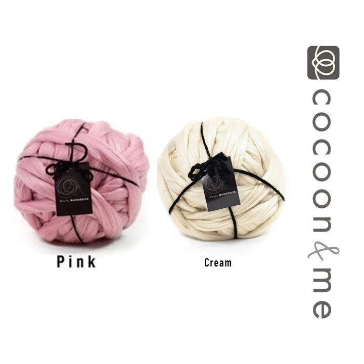 chunky blanket arm knitting kit — cocoon&me