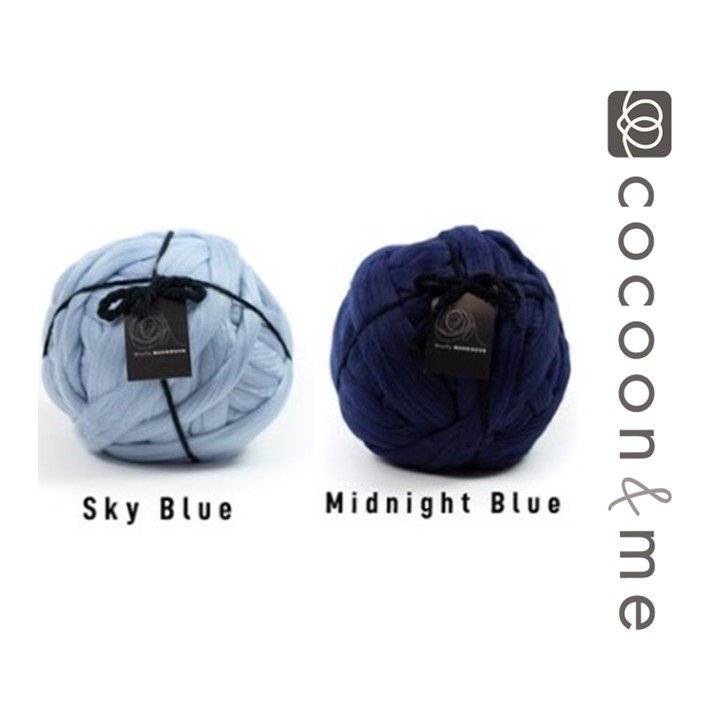 chunky blanket arm knitting kit — cocoon&me