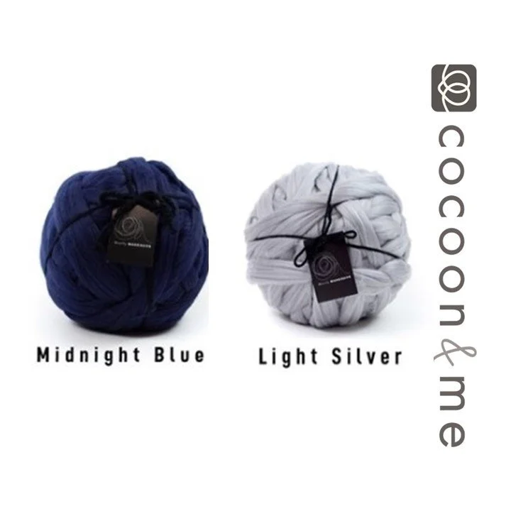 kit refill for chunky blanket arm knitting kit — cocoon&me