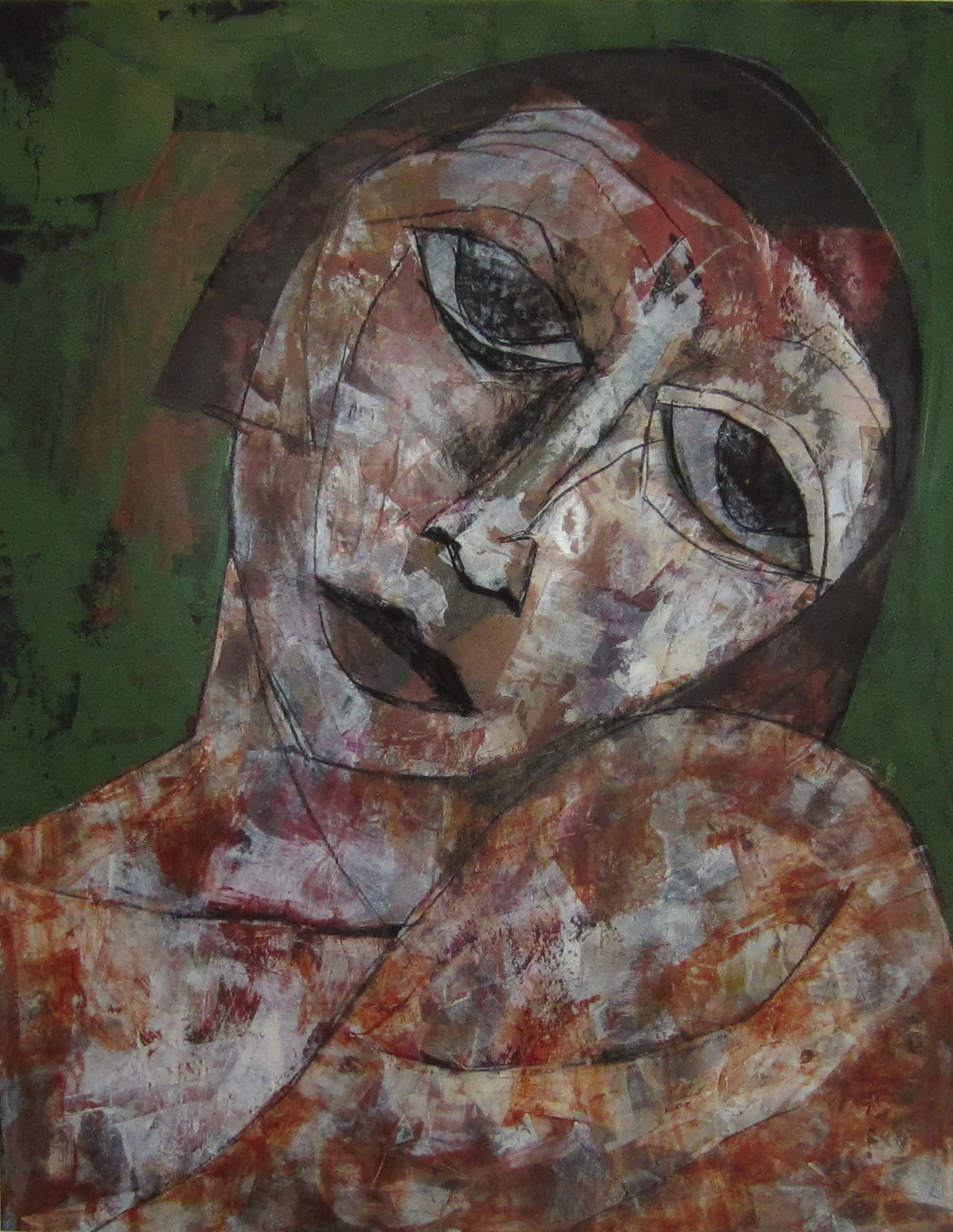 Lonely Woman Painting