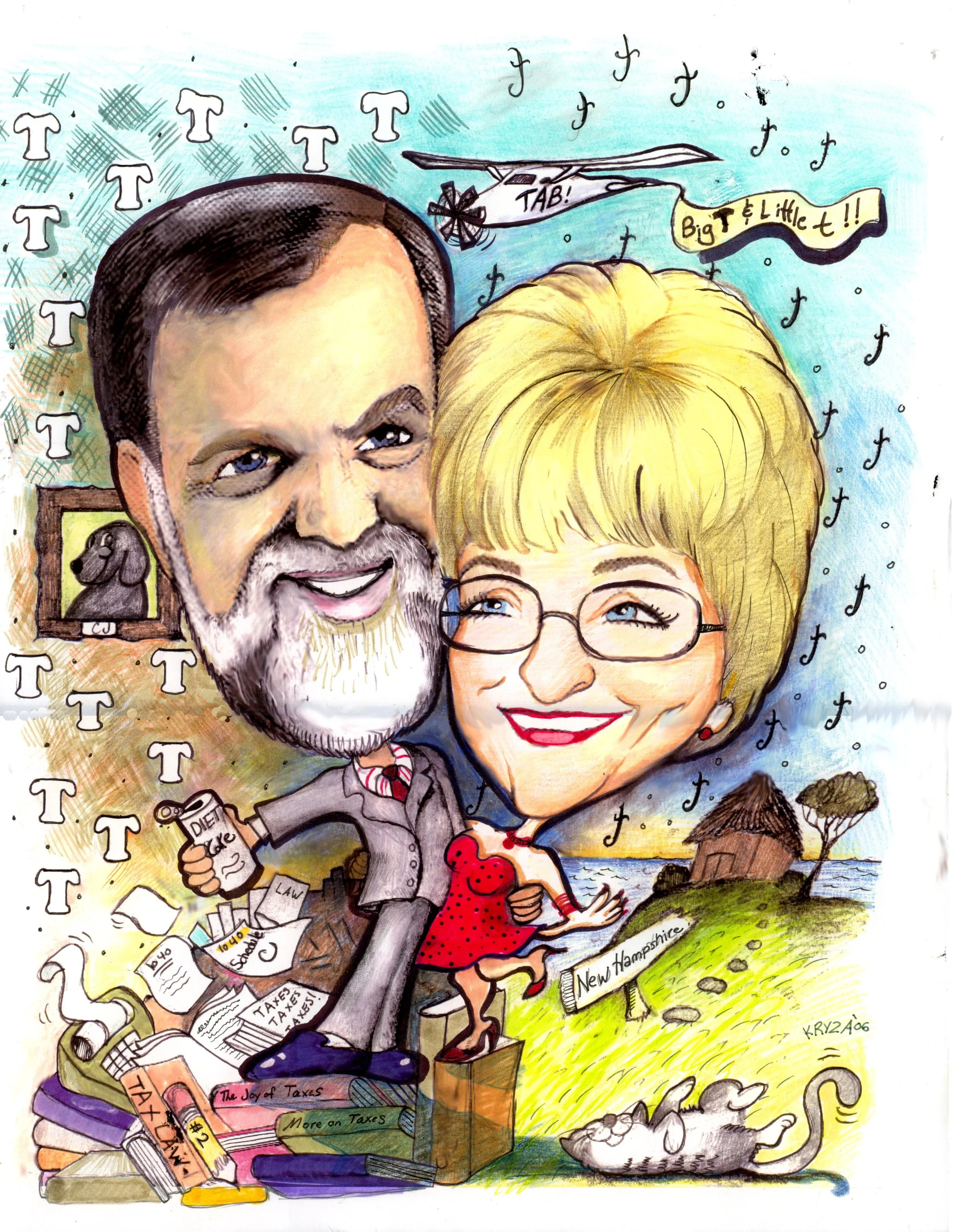 caricatures — Art and Design by Marlene Kryza