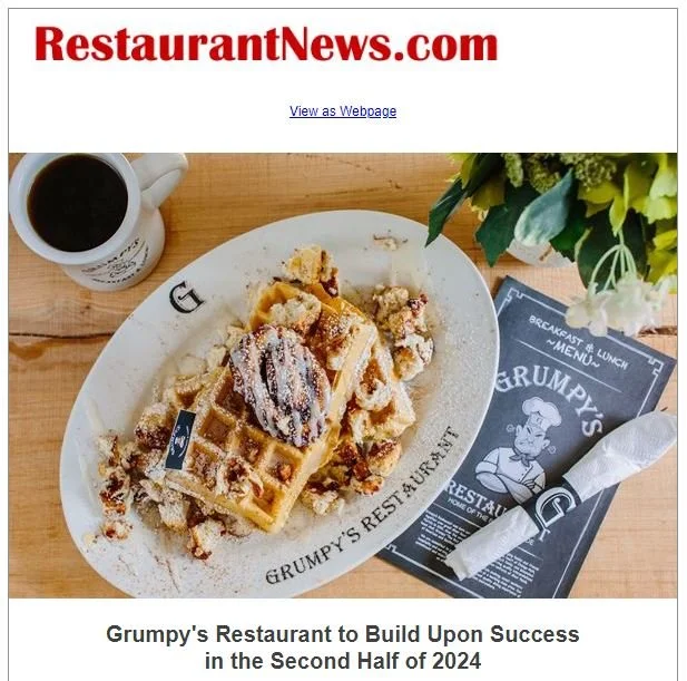 Grumpy's Blog — Grumpy's Restaurant