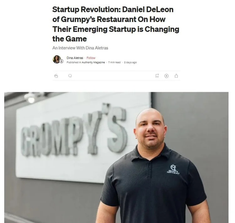 Grumpy's Blog — Grumpy's Restaurant